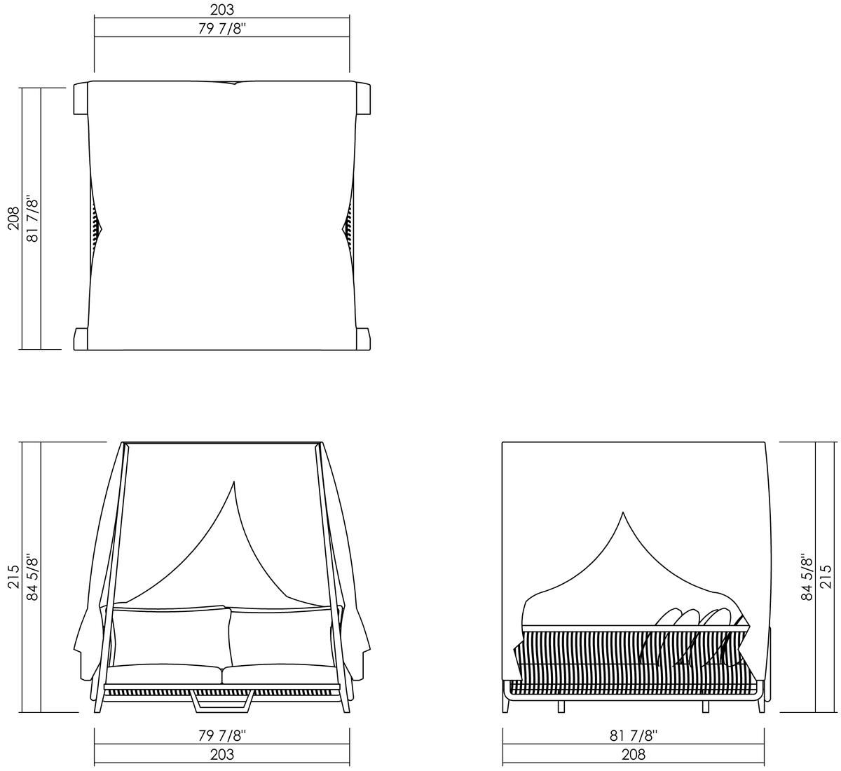 MYKONOS CANOPY - Products - Saccaro
